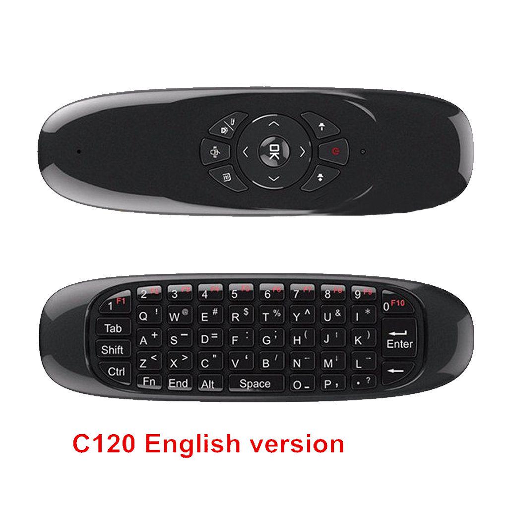 Buy 2.4GHz Rechargeable Wireless Mini Mouse Keyboard Remote Control for ...