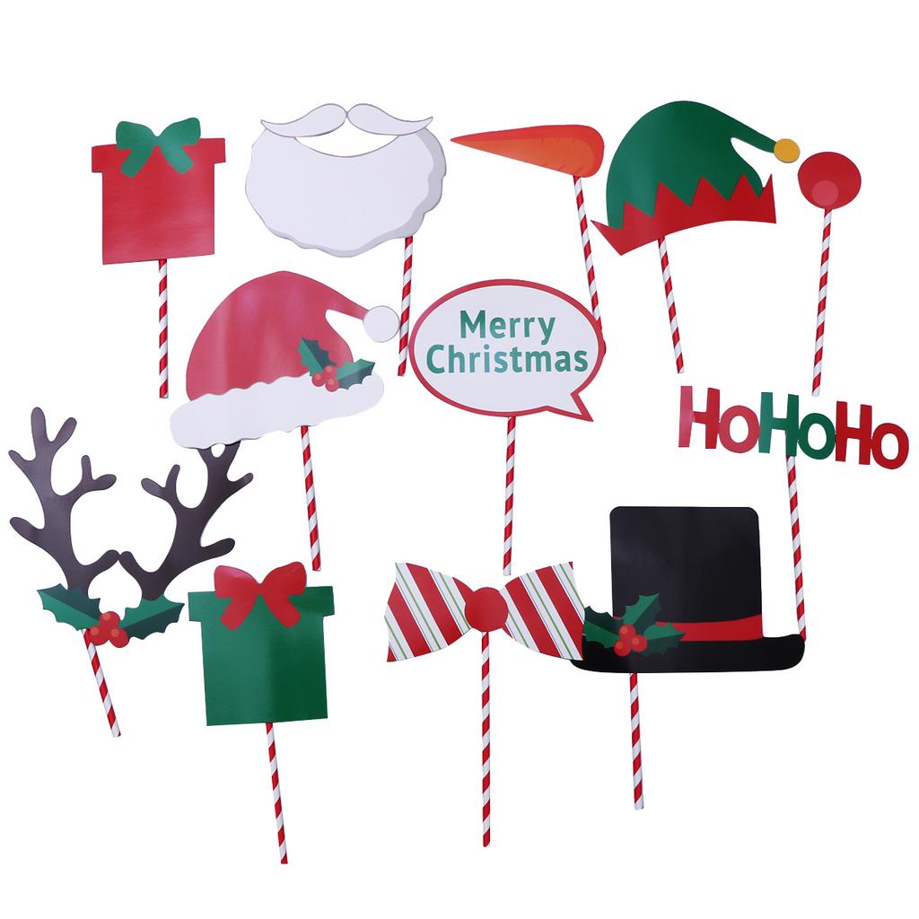 Buy A Set of Xmas Christmas Selfie Props Photo Props Party Gifts ...