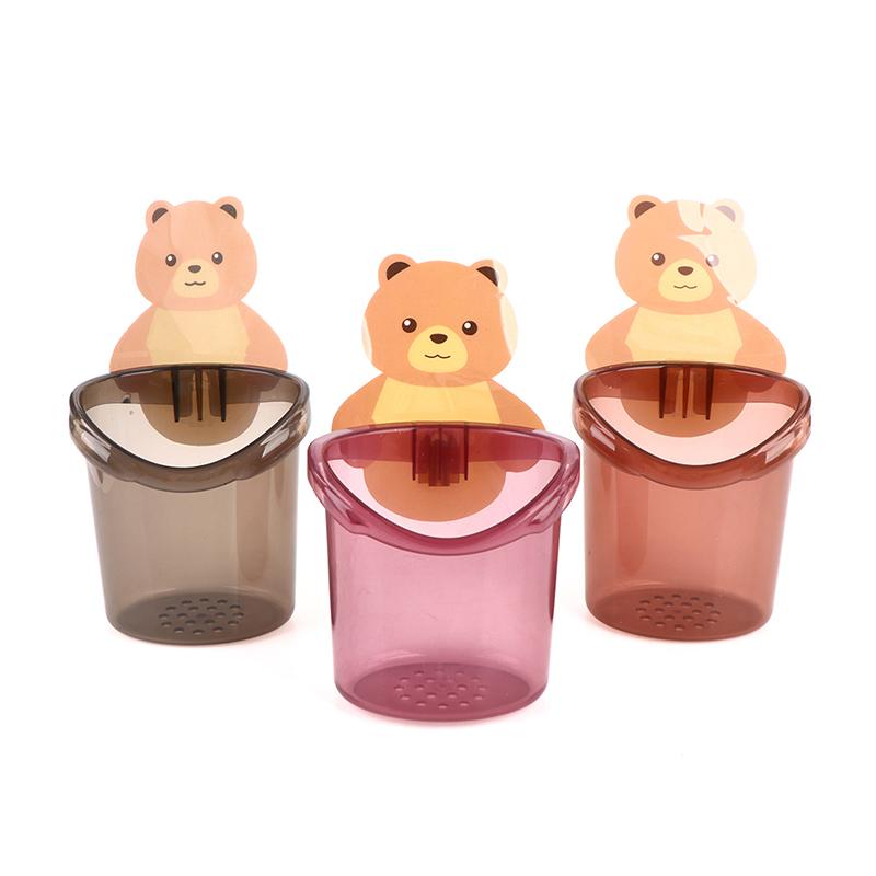 Cheap 1PC Bear Cup Hug Shelf Household Bathroom Toilet Free Punch Paste ...