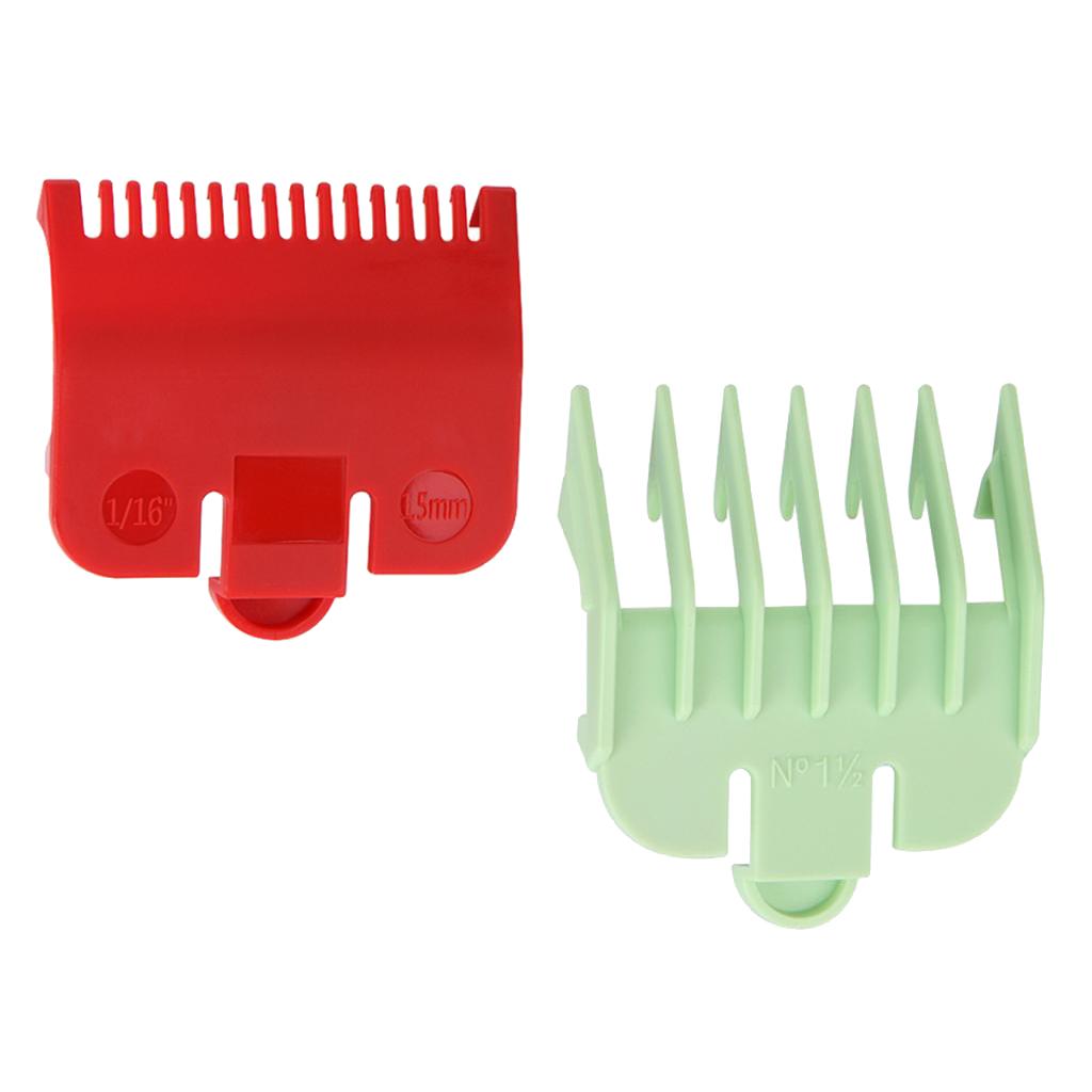 Buy 2pcs Hair Clipper Limit Comb Guide Attachment Set Styling Trimmer ...