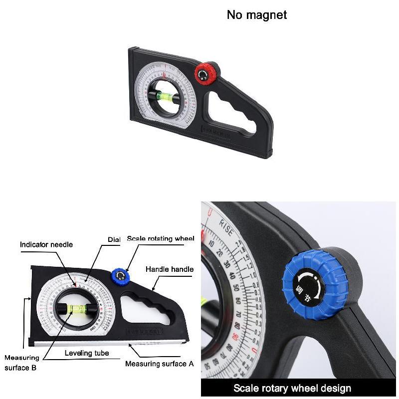 Buy Multi-function Slope Meter Inclinometer Instrument Ruler Measuring ...