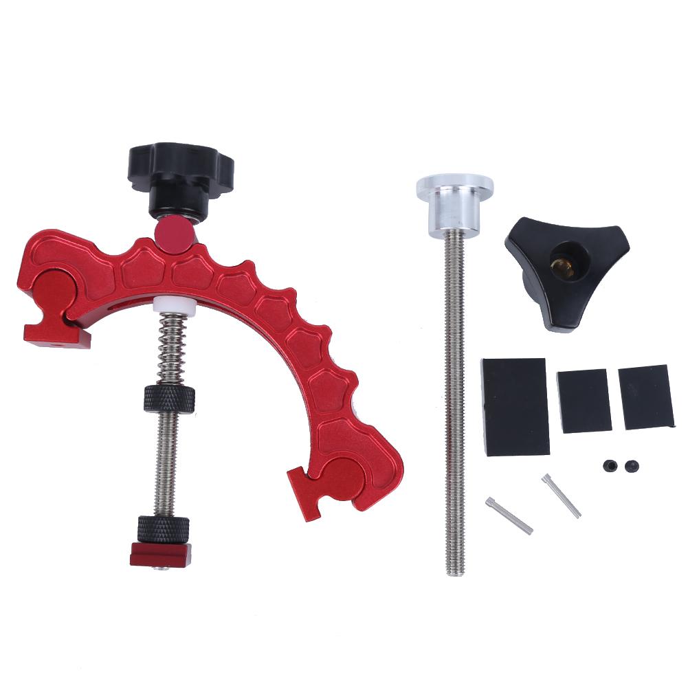 Buy T‑Track Clamp Adjustable Press Plate Woodworking Table Fixed Red ...