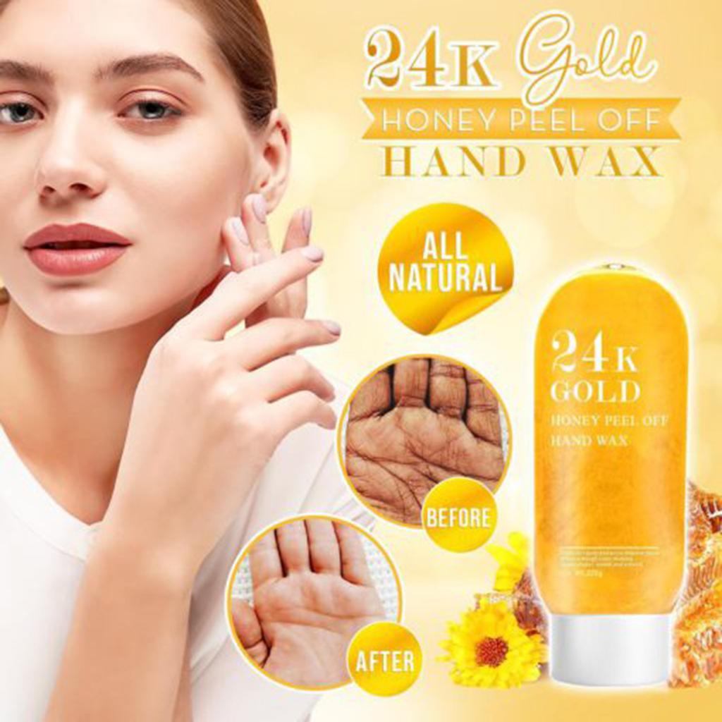 Buy Hand Mask Moisturizing Golden Honey Peeling Wax Hand Wax at ...