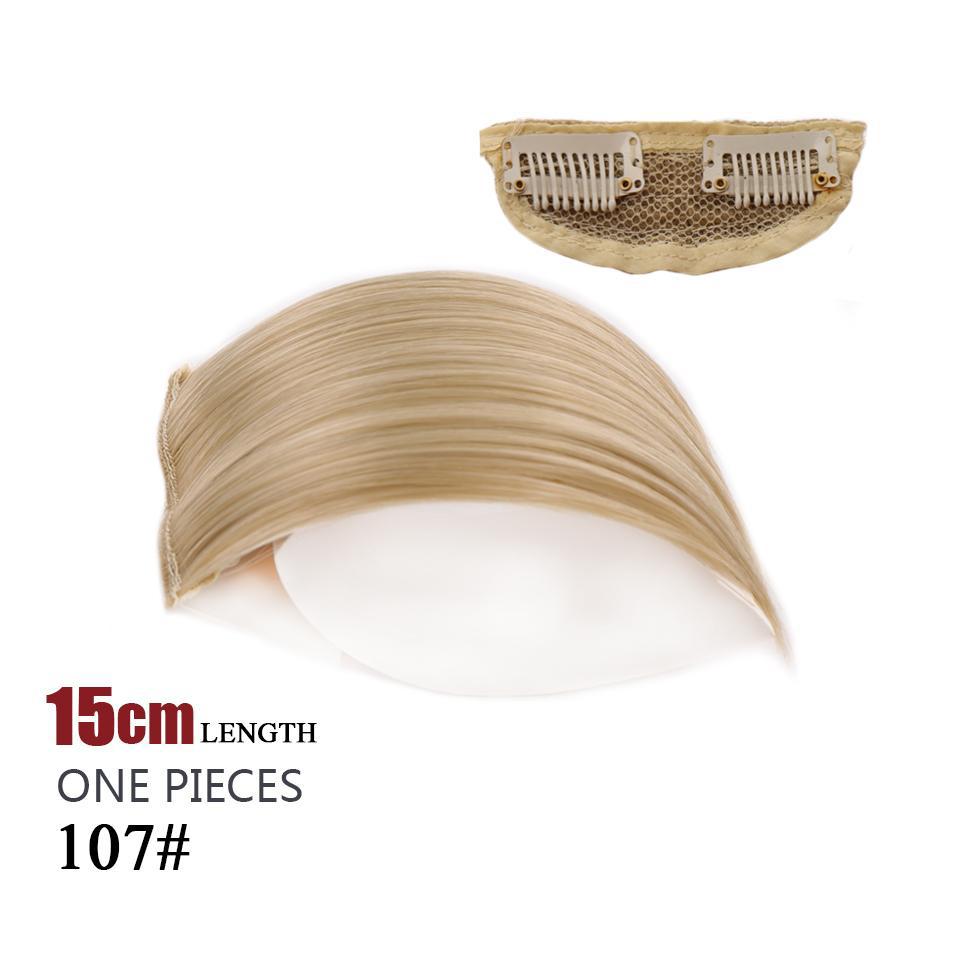 Buy Synthetic Hair Pad Hair Piece Top Two Side Invisible Thickened ...