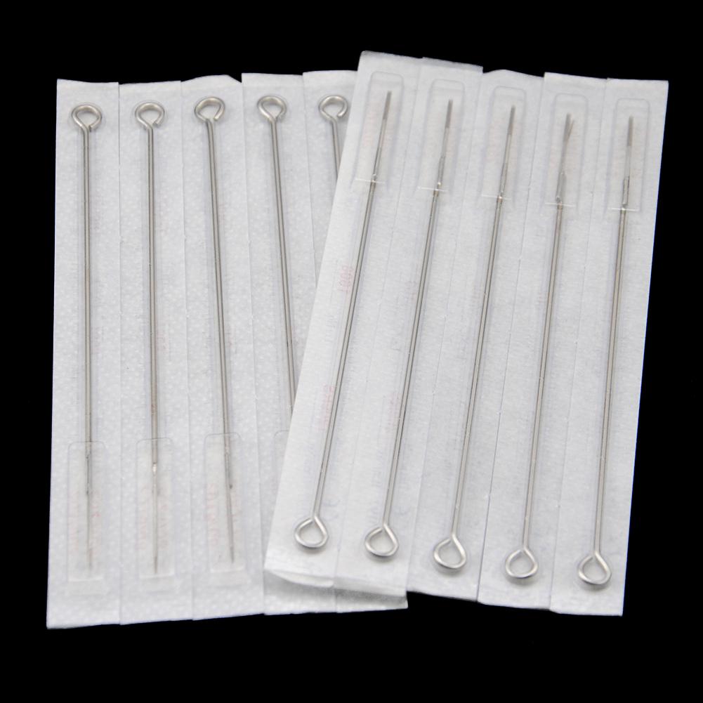 Buy 10pcs Stainless Round Shader 5RS Tattoo Needles Disposable Sterile ...