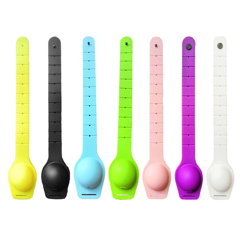 Buy Portable Silicone Refillable Wristband Wearable Hand Sanitizer ...