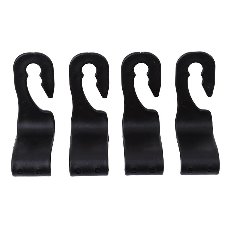Buy 4Pcs Car Seat Back Hooks Hangers Organizer Universal Headrest Mount ...