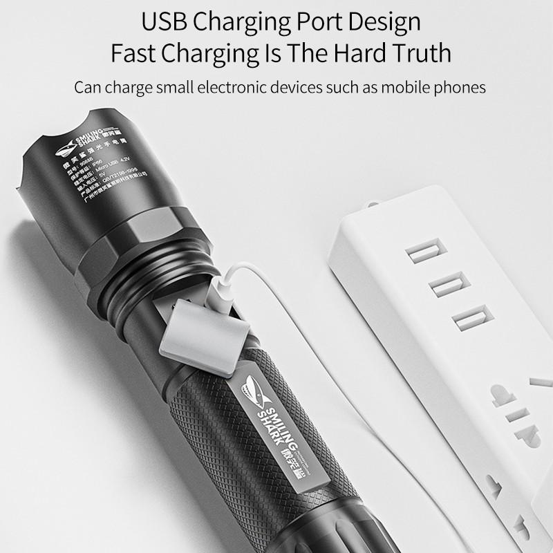 Cheap 1200mAh Focusing Led Flashlight Super Bright Portable LED ...