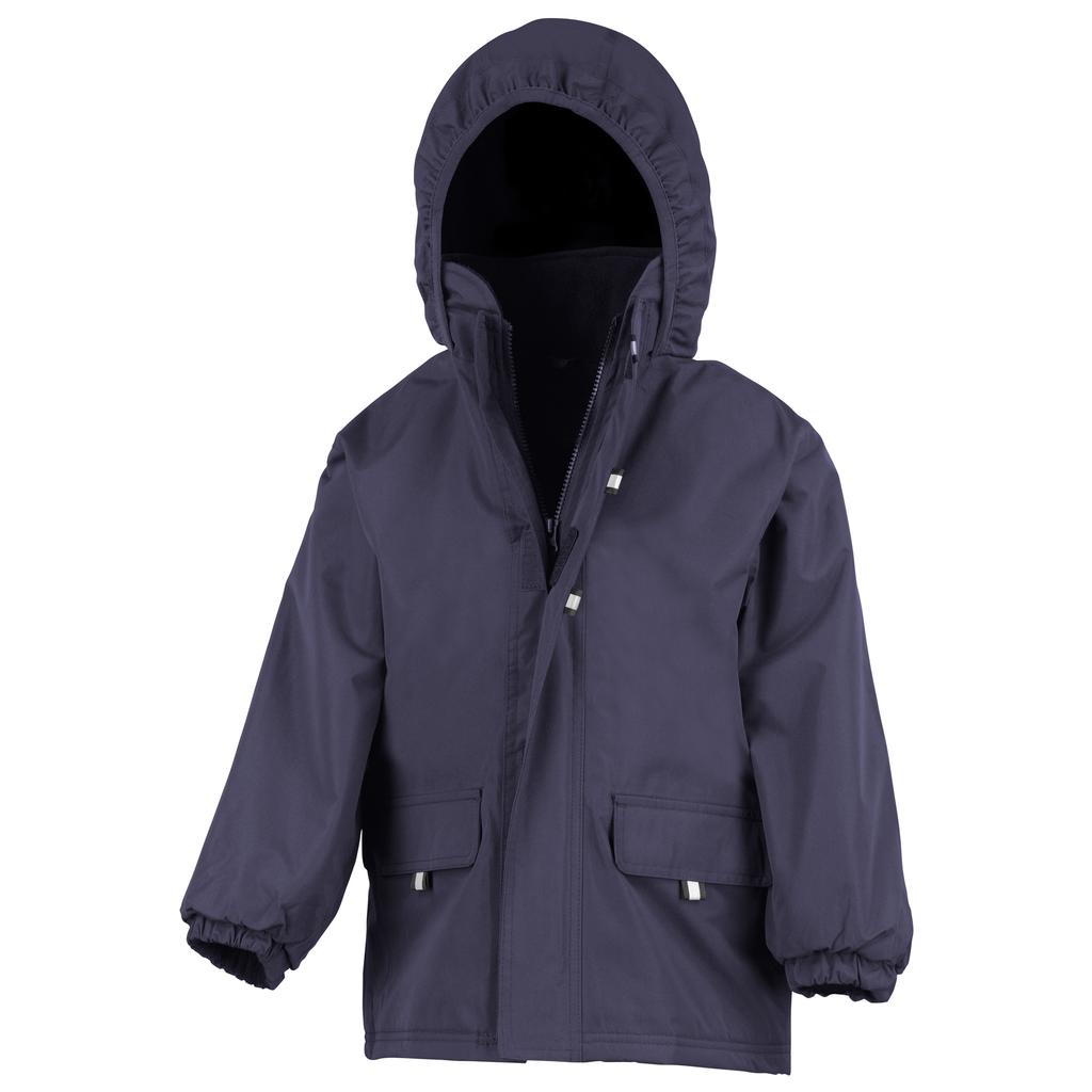 Result - Manteau à capuche - Garçon (Bleu marine) - UTRW3216 uygun ...