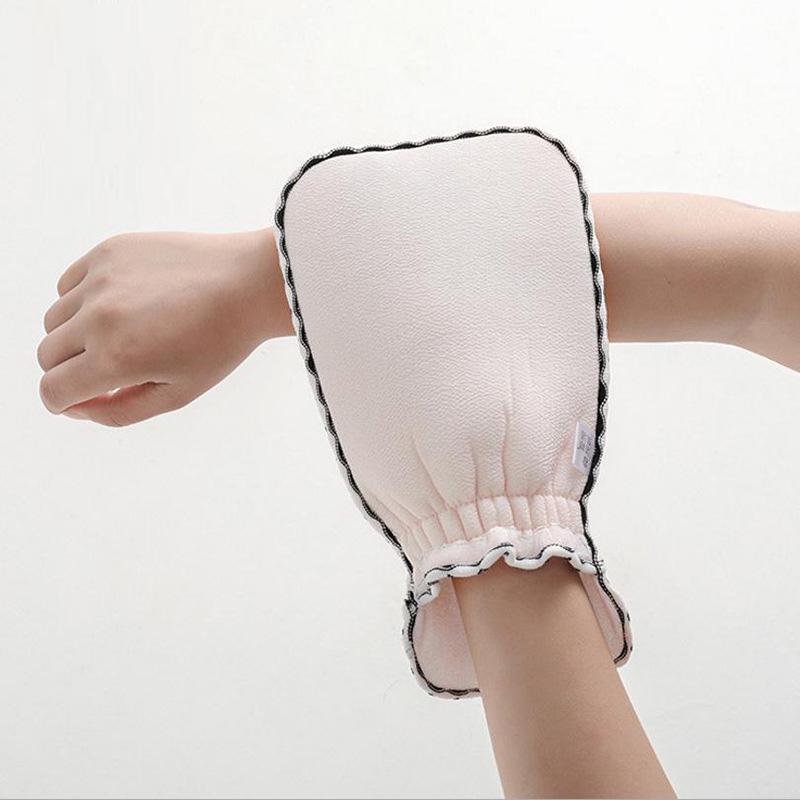 Buy Exfoliating Gloves Mitten Remove Dead Skin Bath Body Scrub Gloves ...