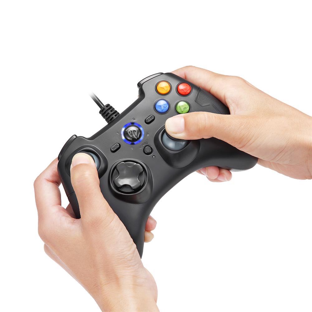 EasySMX ESM-9100 Wired Gamepad Joystick Dual Shock Suitable for Windows ...
