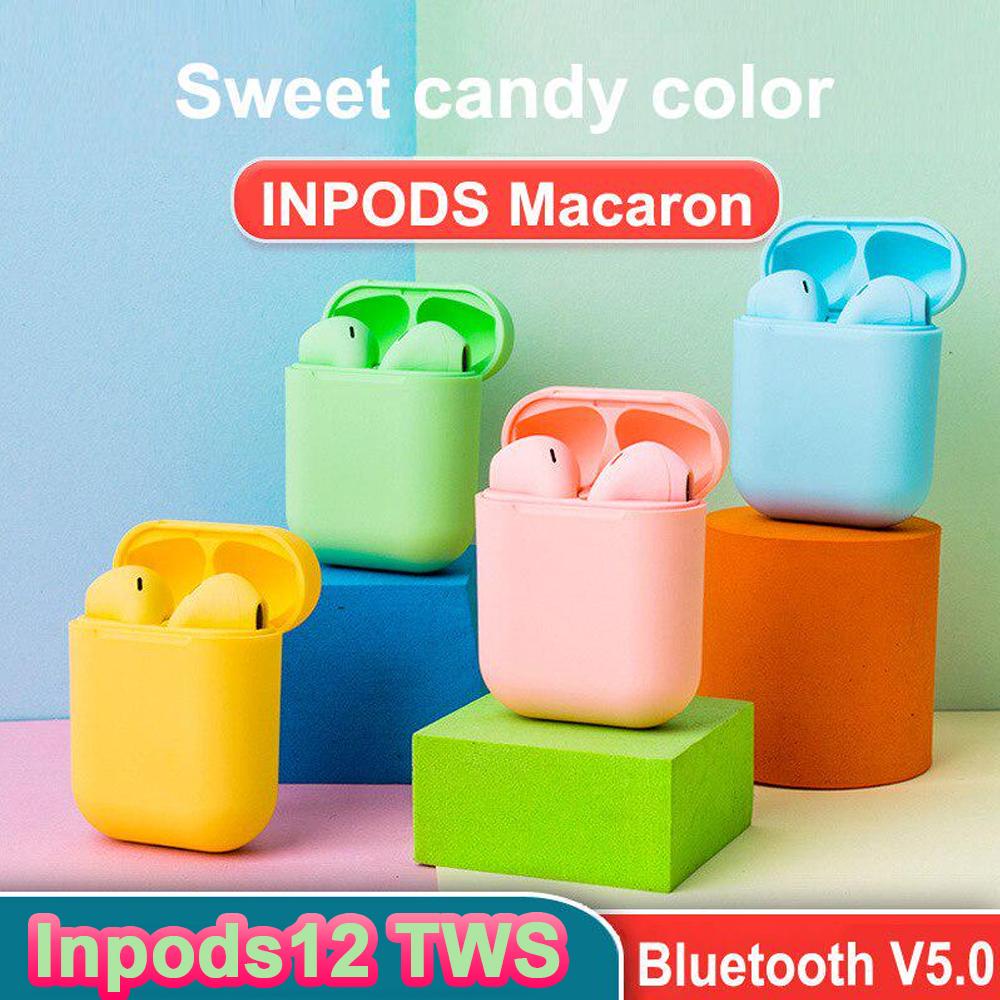 Buy Inpods 12 Wireless Bluetooth 5.0 Mini Earphone Touch Control Sport ...