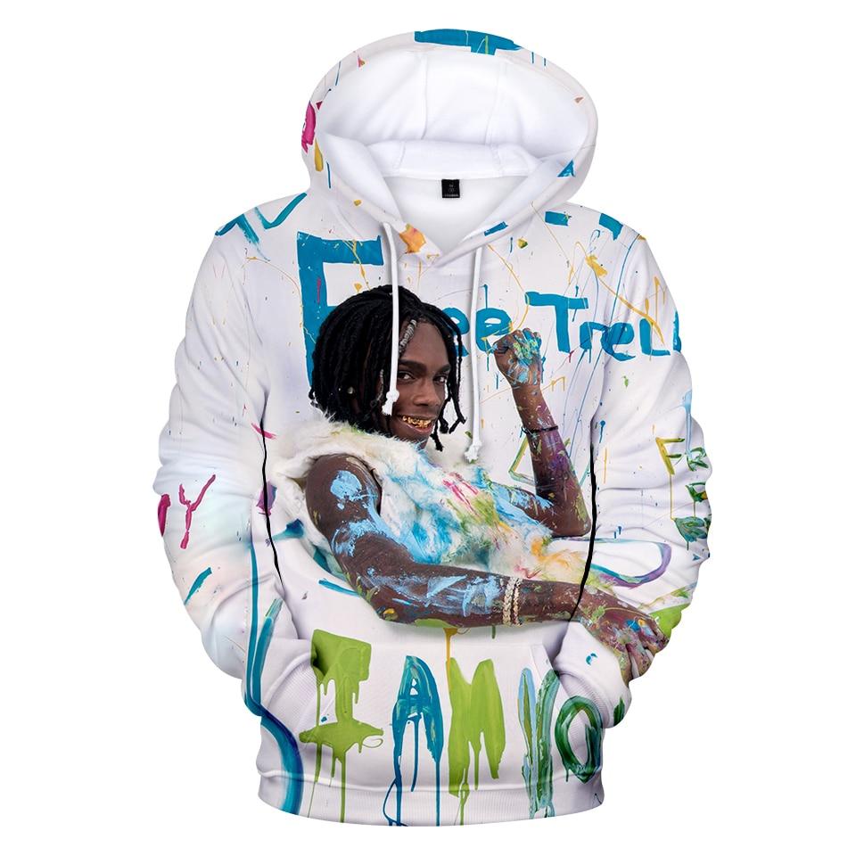YNW Melly Hoodies Men Women American Rapper Sweatshirt Hip Hop Harajuku ...