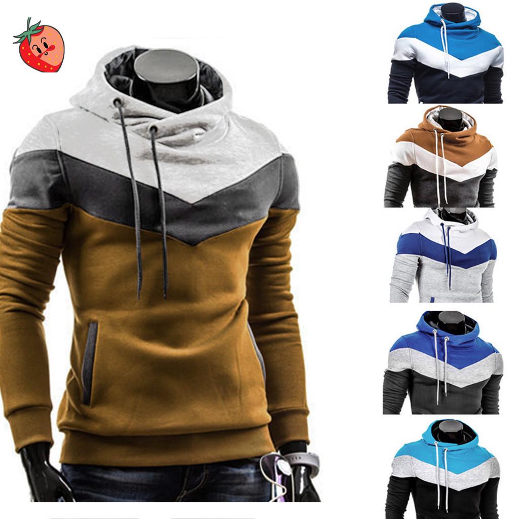 Buy Men Retro Long Sleeve Hoodie Hooded Sweatshirt Tops Jacket Coat ...