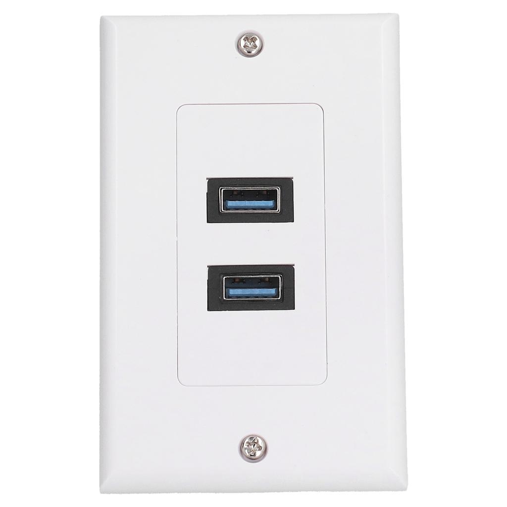 Buy USB 3.0 Wall Plate Data Transmission 2 Port USB 3.0 Component ...