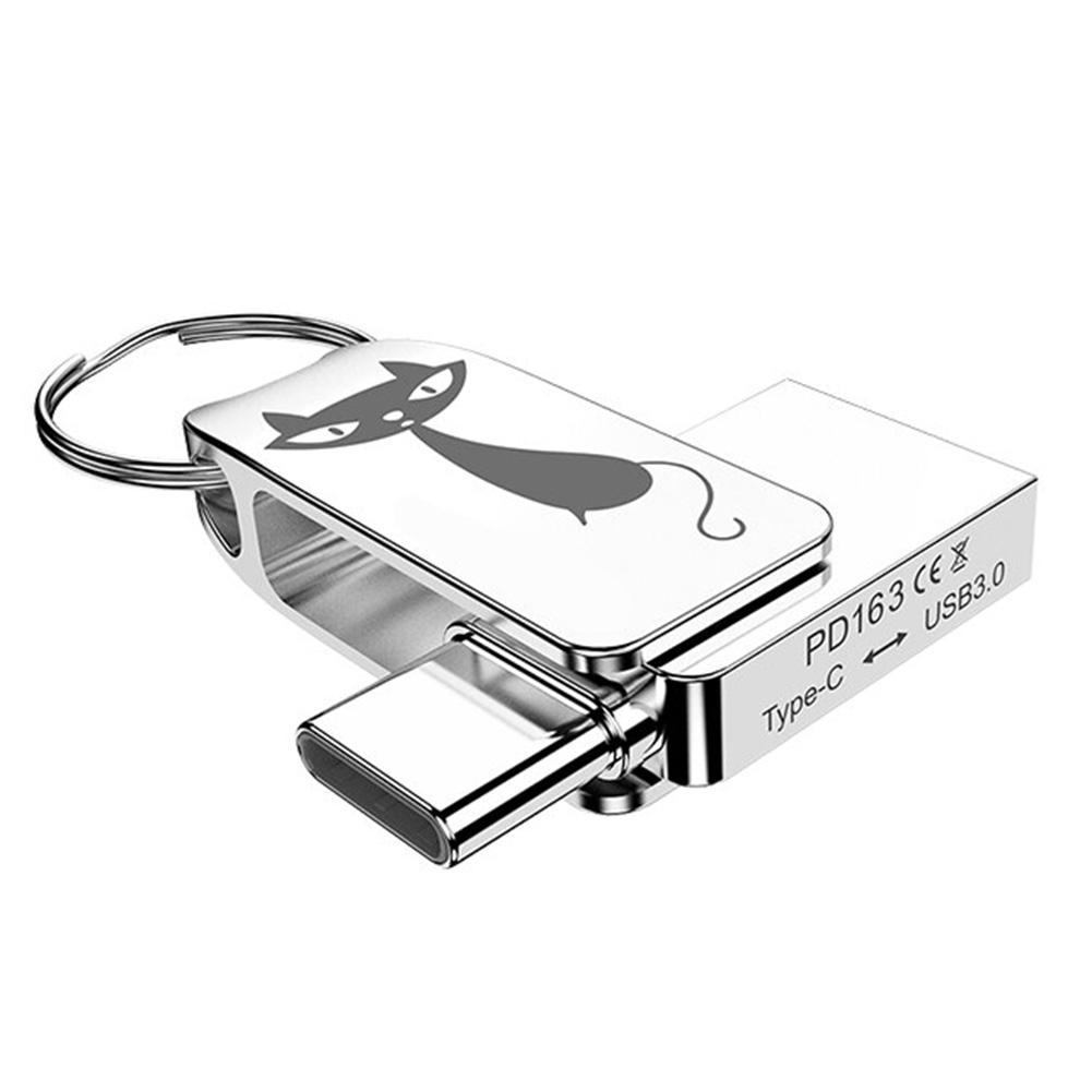 DM PD163 USB Flash Drive 32GB 64GB OTG Metal USB 3.0+ Type C Pendrive ...