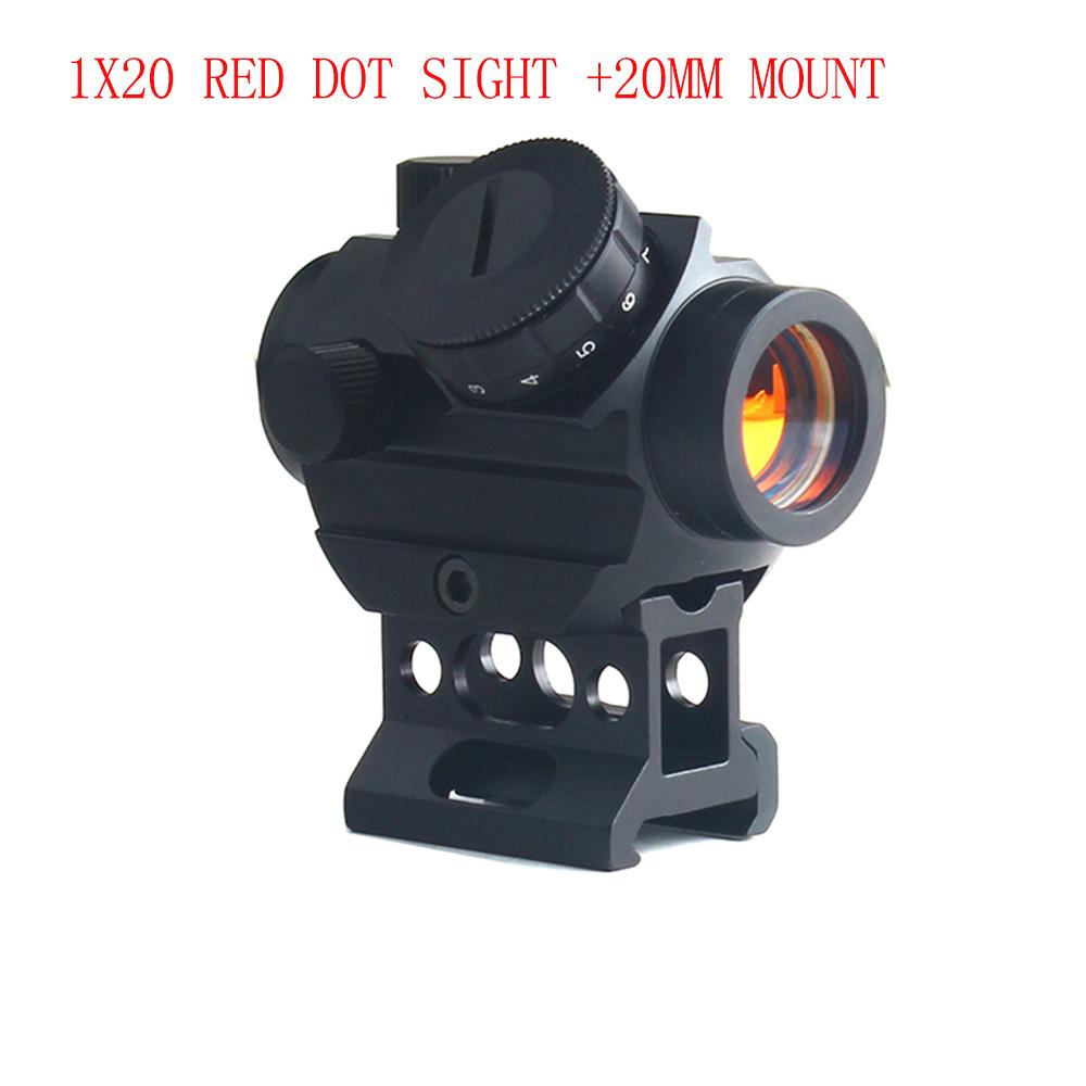 1x20 RDS-25 Red Dot Sight 4 MOA Micro Red Dot Gun Nişangah Tüfeği ...