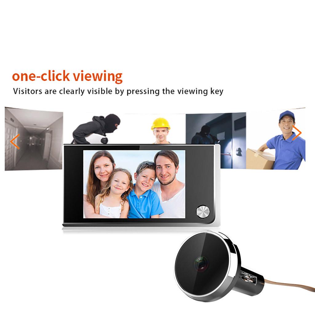 Digital 3.5 Inch Color LCD Screen Doorbell 120 Degree Door Doorbell ...