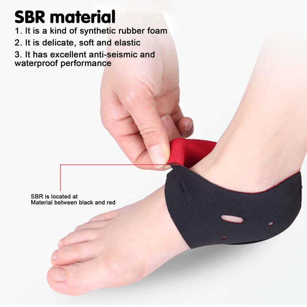 Buy 1 Pair Moisturising Heel Socks Breathable Heel Protectors Wear Heel ...