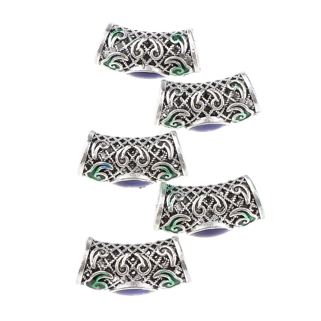 Buy 10 Pack Beads Hair Beards Decors Bracelet Pendant Jewelry DIY at ...
