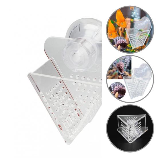 Helpful Bite Resistance Stable Minimalistic Fish Funnel Triangle Feeder ...