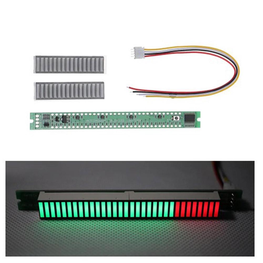 32 LED Bars Level Indicator VU Meter Music Sound Audio Display Analyzer ...
