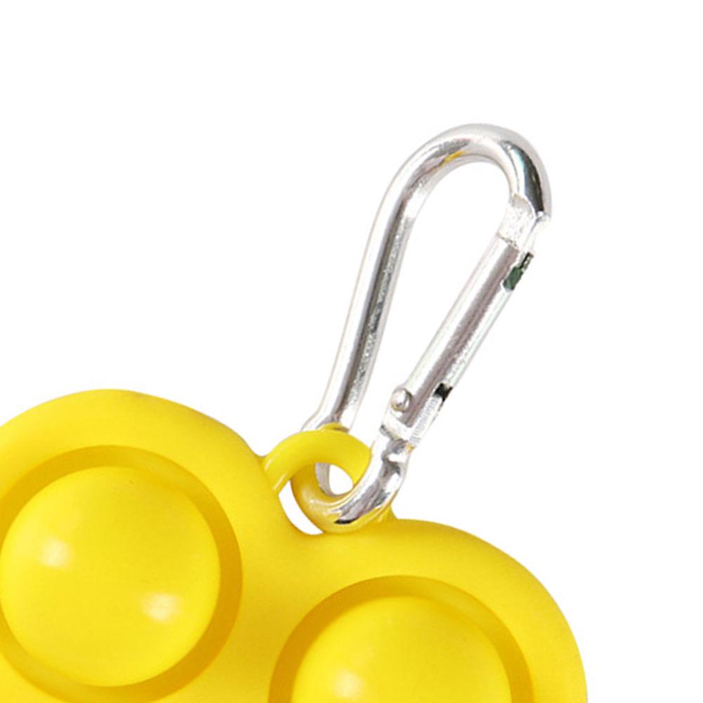 Mini Heart Shaped Bubble Keychain Pressing Antistress Finger Toy ...