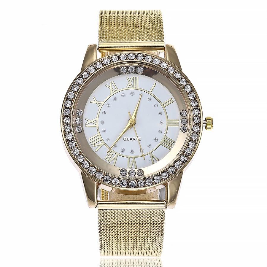 Cheap Women Rhinestone Watch Fashion Casual Women Silver & Rose Gold ...