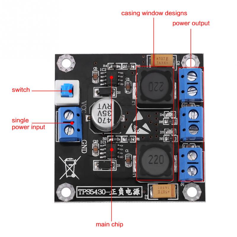 Buy TPS5430 Positive Negative Switching Regulated Power Supply Module ...