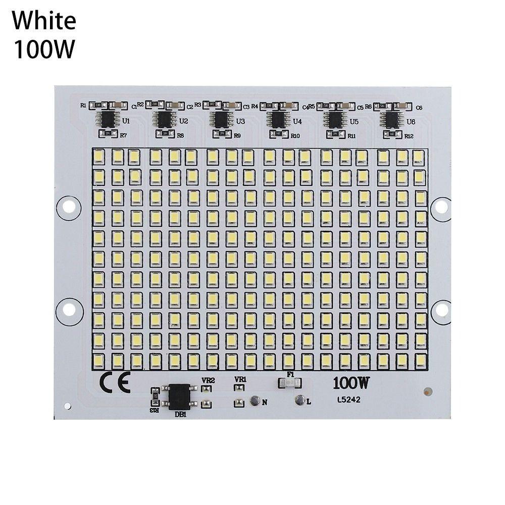 Buy White/Warm White 10W 20W 30W 50W 100W Flood Light Beads LED Chip SMD 2835 Driver-free Lamp ...