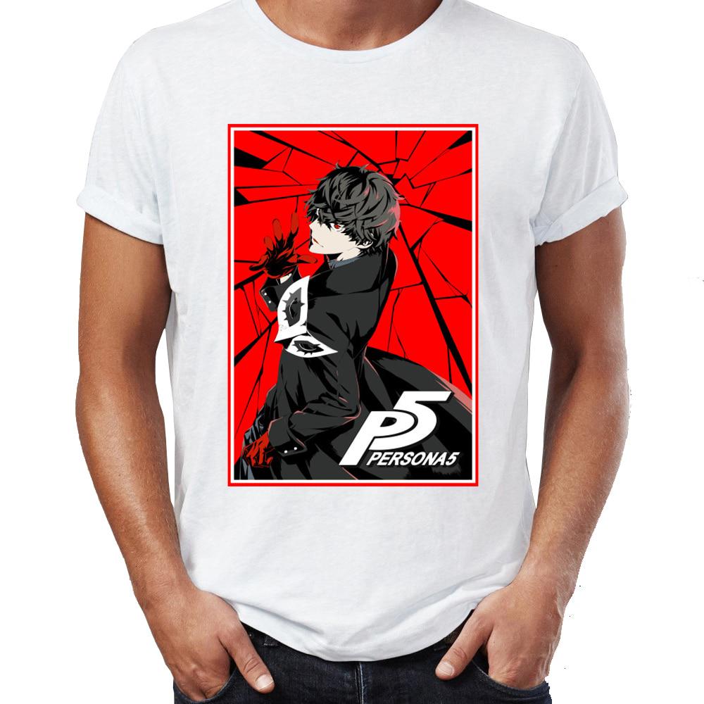 Buy Mens Tshirt Persona 5 Joker Anime Gaming Game Awesome Artwork ...