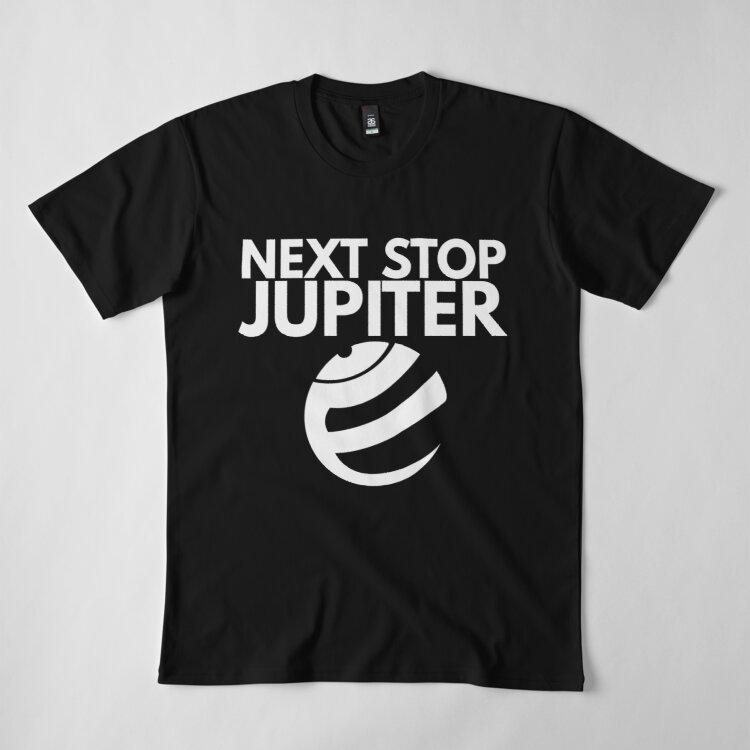Men's Premium T-shirt 200gsm Cotton Double Yarn Tees Next Stop Jupiter ...