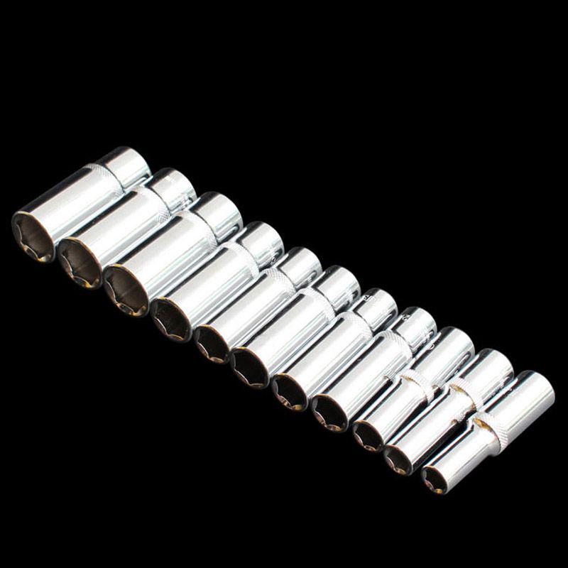 Buy 14" Drive Hex Part Drive Socket Set Long Deep 4 14 Mm Screwdriver ...