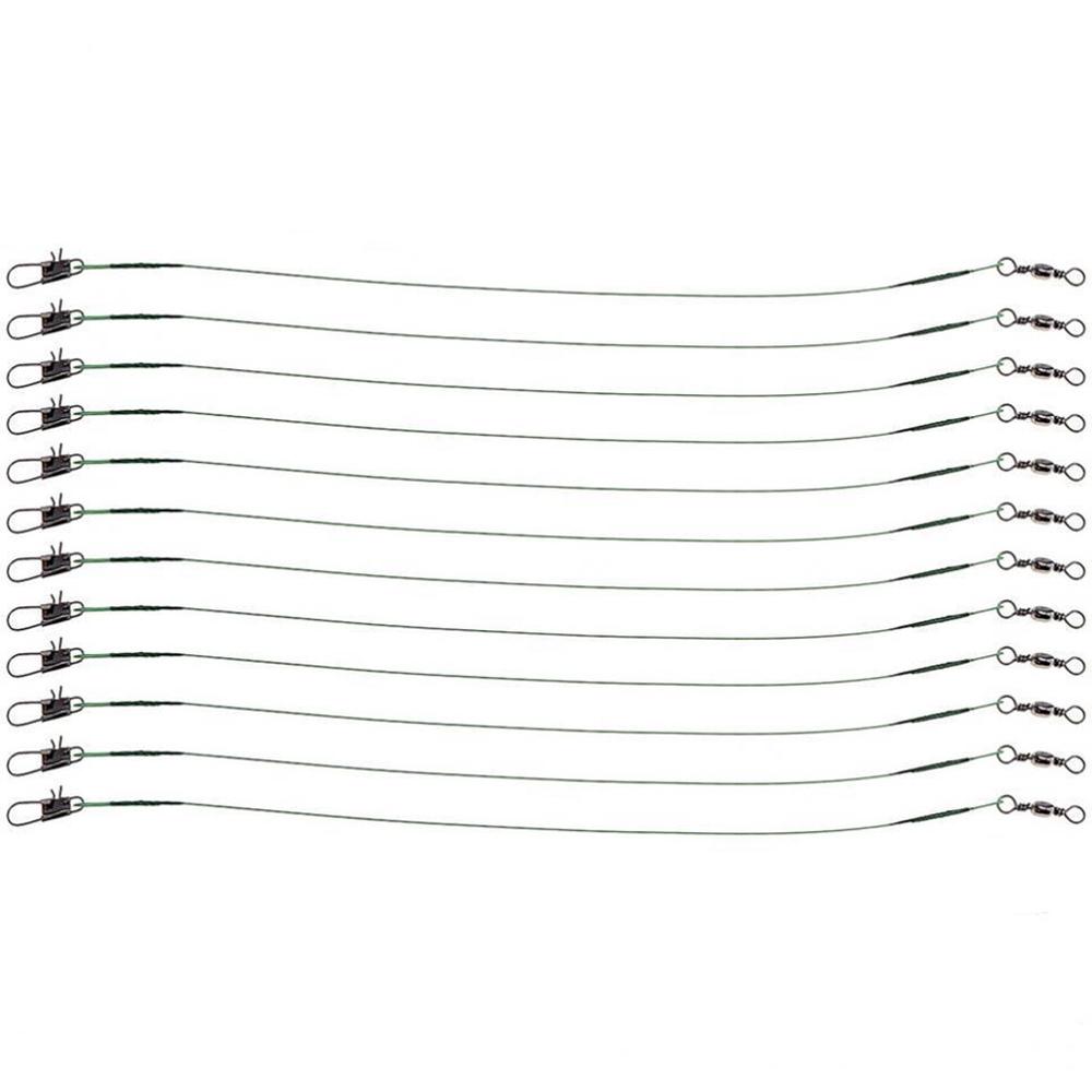 Buy 12pcs Stainless Steel Fishing Line Portable Durable Wire leading ...