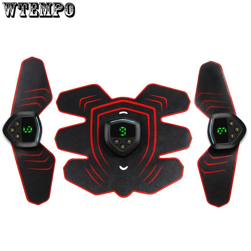 ABS Wireless Muscle Stimulator Trainer Smart Fitness Electric Weight ...