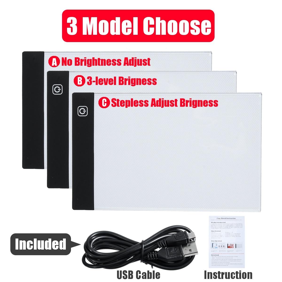 A4/A5/A3 LED Light Pad Artcraft Tracing Light Box Copy Board Digital ...