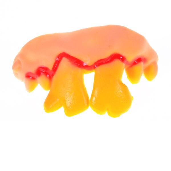 Buy 10pcs Fake Teeth Cosplay Dentures Halloween Decorative Rotten Tooth ...