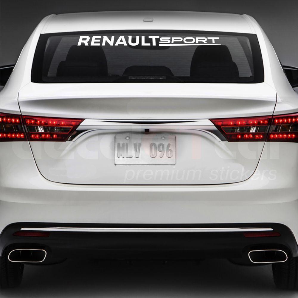 Buy 2 Pcs. RENAULT CAR WINDSHIELD Sport Premium STICKER Vinyl Decal #4 ...