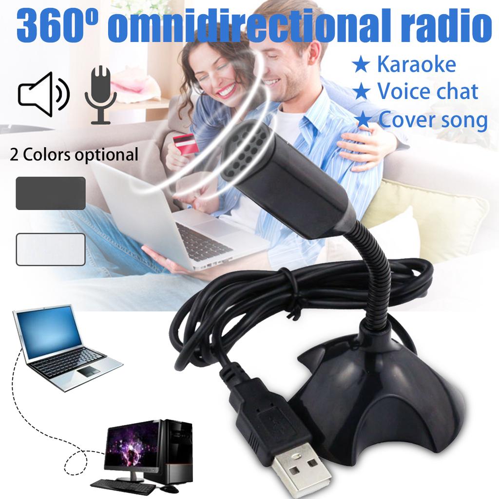 Noise Cancellation USB Recording Microphone For Computer Laptop ...