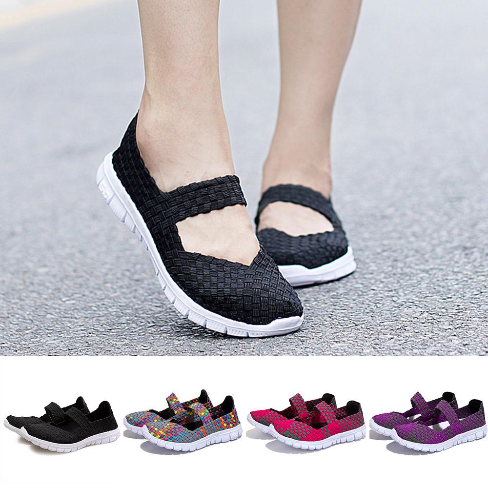Women Casual Breathable Running Sneaker Mesh Fabric Shoes-buy at a low ...
