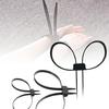 5Pcs Flex Double Cuff Disposable Restraint Zip Tie Cuff Self Locking ...