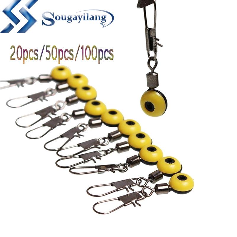 Buy Fishing Line Sinker Slides Hook Shank Clip Connector Swivels at ...