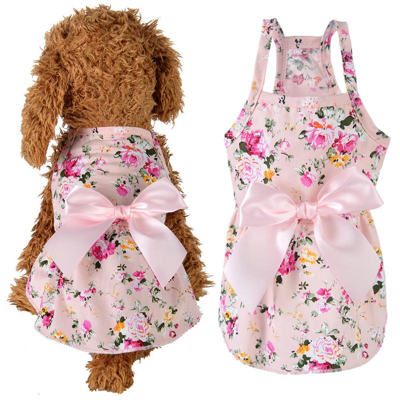 Buy 1PC Small Dog Products Cotton Pet Outfits Dog Costume Cute Cat ...