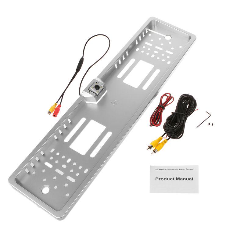 Buy Car Rear Camera License Plate Frame HD Night Vision Rear View ...