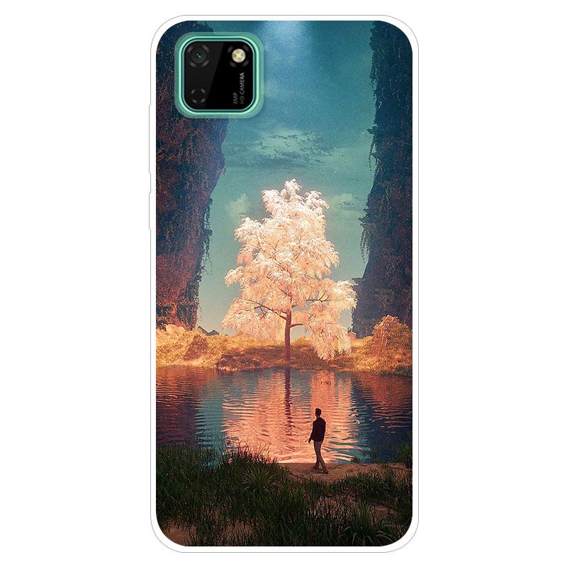 Cheap For Huawei Y5P HuaweiY5P Case Soft Silicone Back Cover Cartoon ...