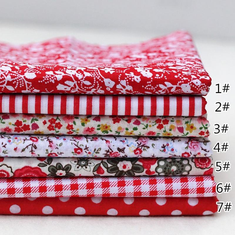 DIY 25*25cm Bundle Stash Tissue Cloth 100% Cotton Sewing Flower Fabric ...