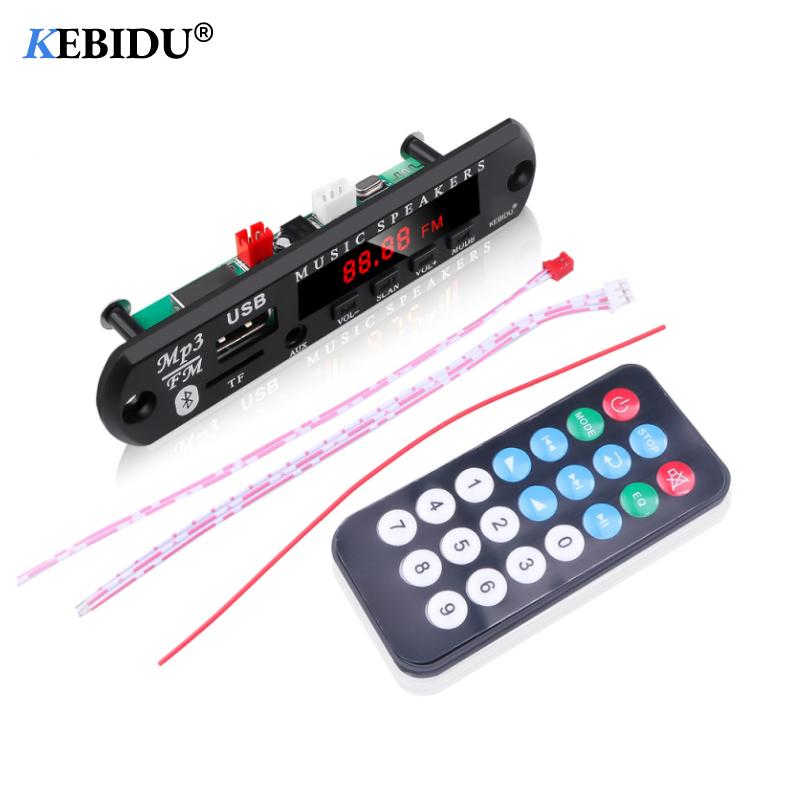 Buy Wireless MP3 WMA Decoder Board Bluetooth 5.0 DC 5V 12V Audio Module USB TF Radio at ...