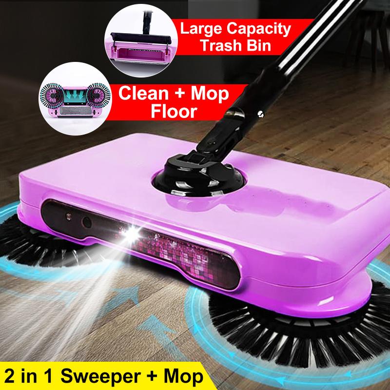 Buy Stainless Steel Sweeping Machine Push Type Hand Push Broom Light ...