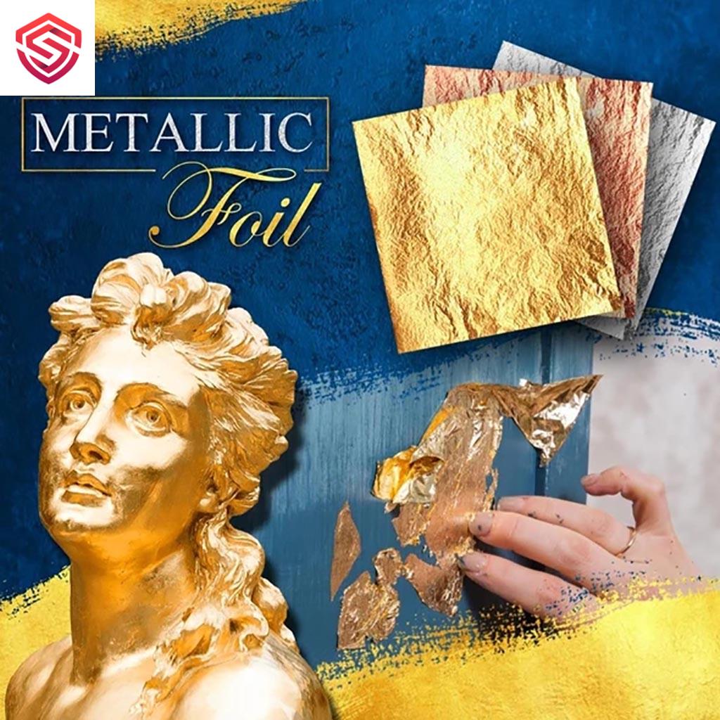 Buy LC Metallic Foil Paper DIY Arts Project Crafting Decoration Foil ...