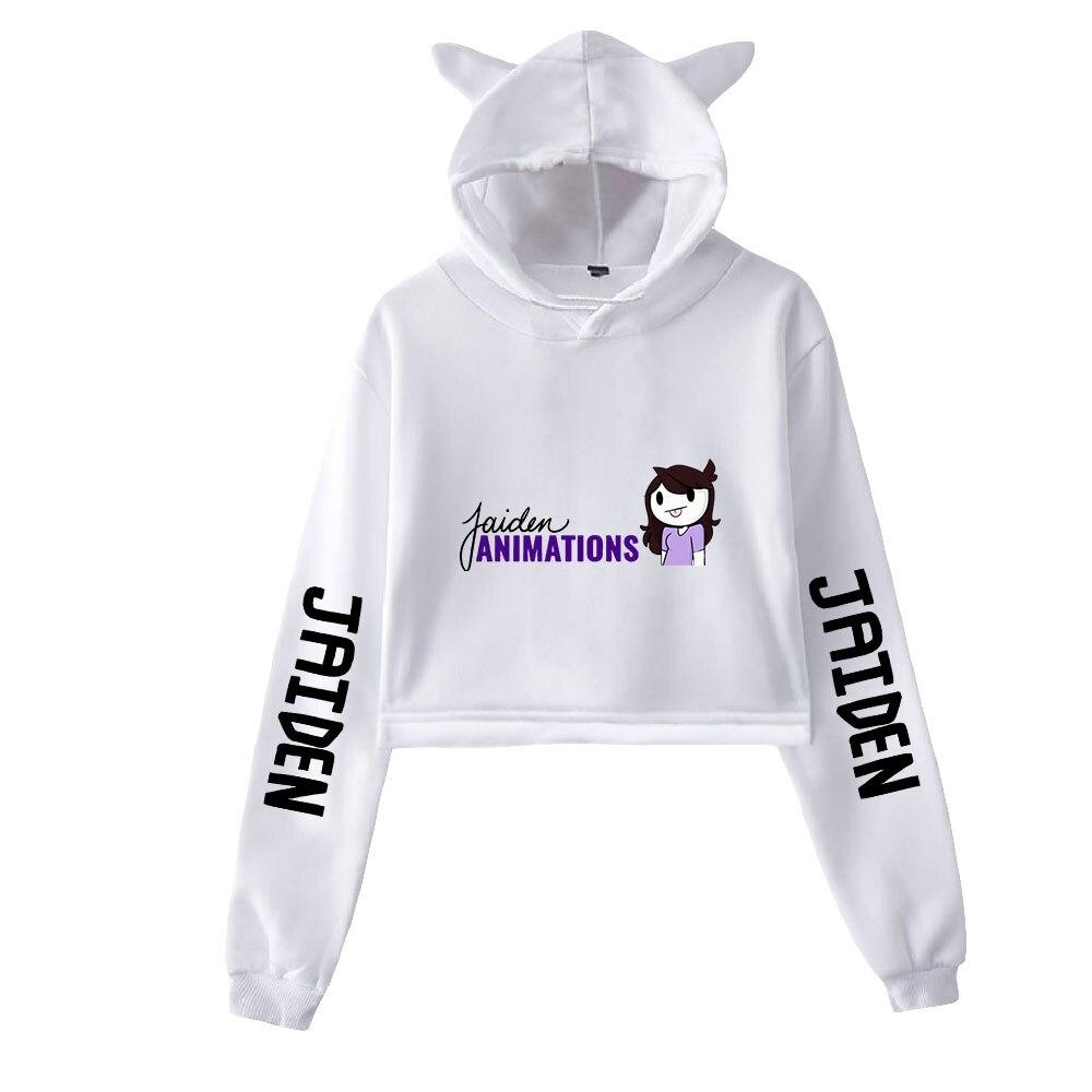 Jaiden Animations Cat Ears Hoodie Women 'S Long -Sleeved Hooded ...
